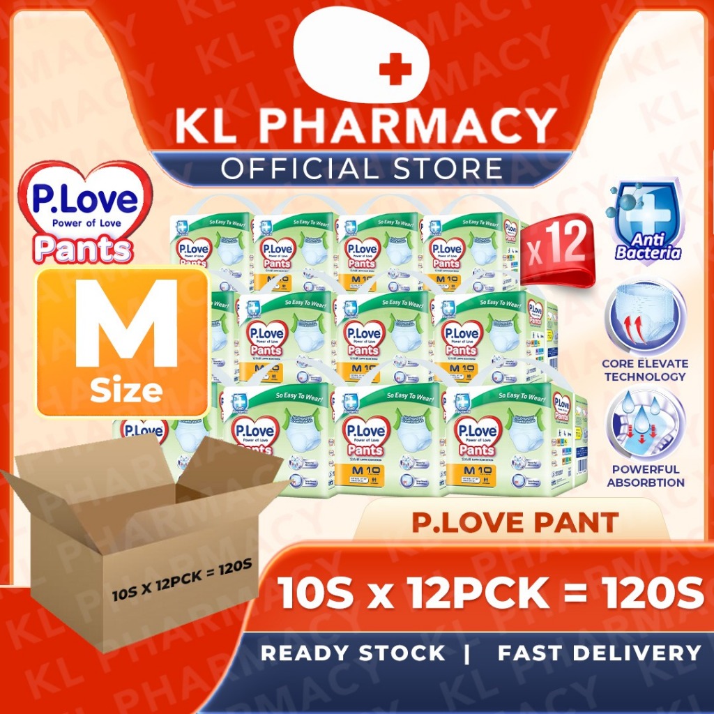 Plove Adult Diapers Pants /Tape - M / L / XL (12 Packs) | Shopee Malaysia
