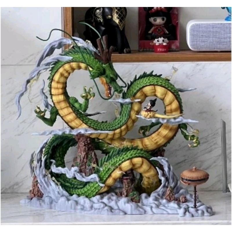 🔥READY STOCK🔥54CM DRAGON BALL YOYO DRAGON SHENRON SMALL GOKU COPY RESIN ...