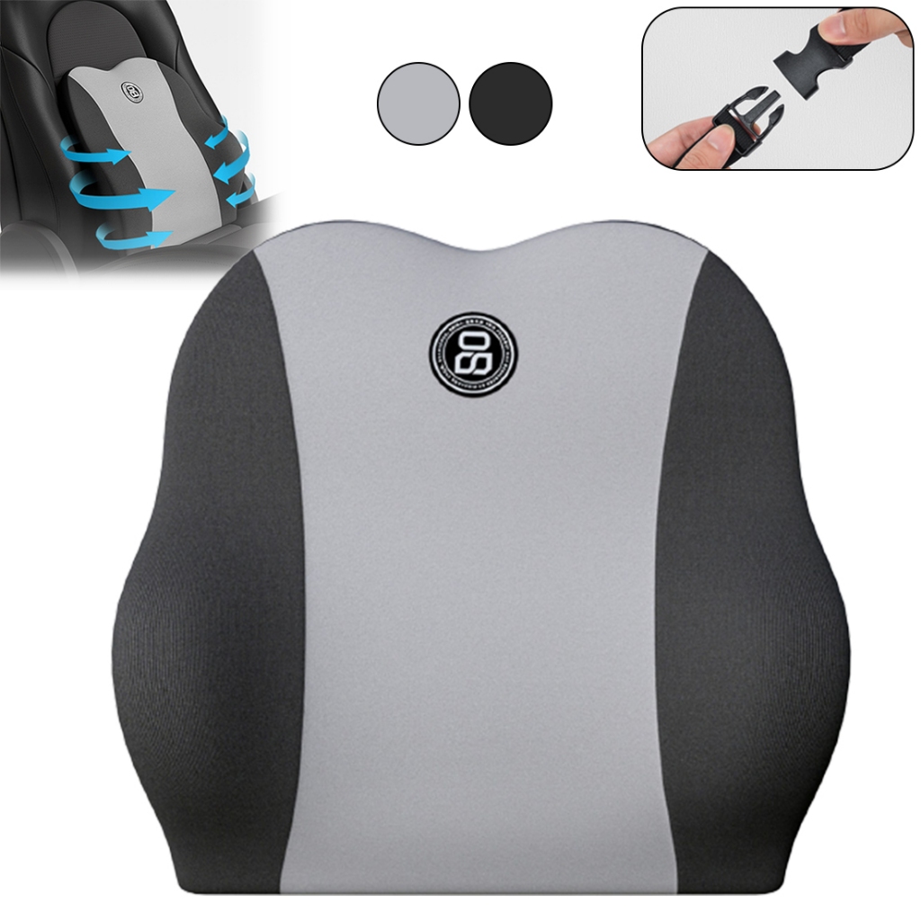 Lumbar Support Pillow For Car Back Cushion Lower Back Pain Relief