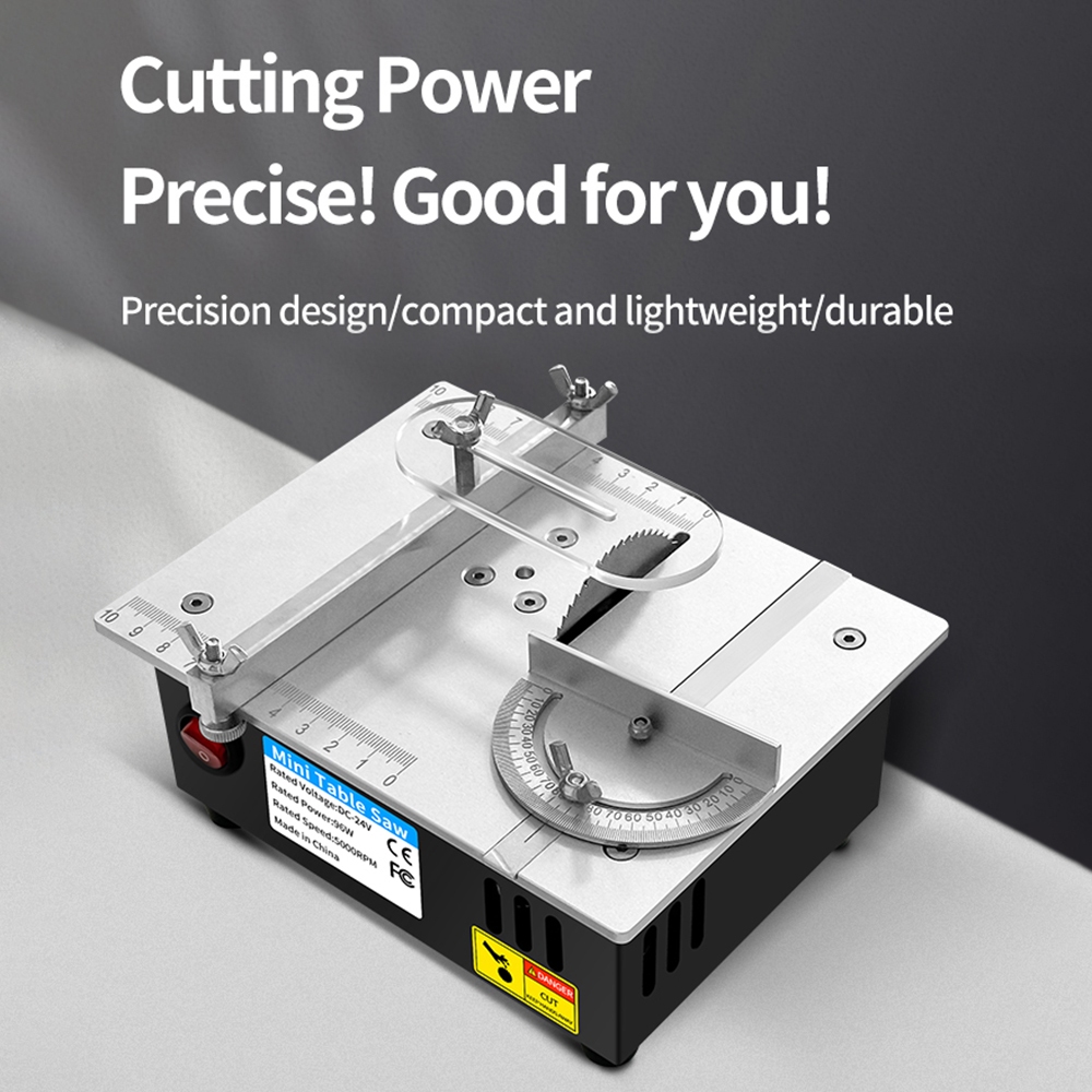 Mini Electric Table Saw 96W Bench Saw Small Household DIY Cutting ...