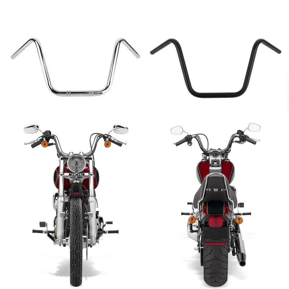 Universal 22mm Vintage Motorcycle Handlebar Super High Scooter Handle ...