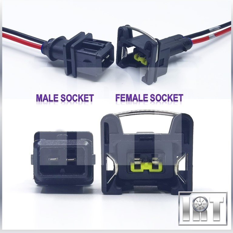 2 Pin Ignition Plug Coil Distributor Socket Injector Exora Persona ...