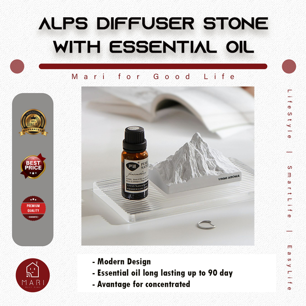THE ALPS & MOUNT EVEREST Decoration Essential Oil /Aromatherapy/Diffuser Stone Aroma Diffuser ...