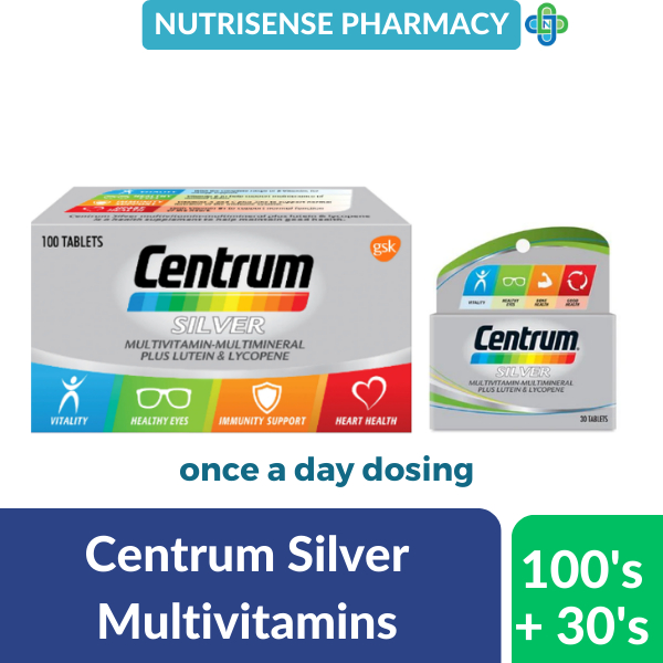 Centrum Silver Multivitamin Adult 50+ 100s+30s | Shopee Malaysia