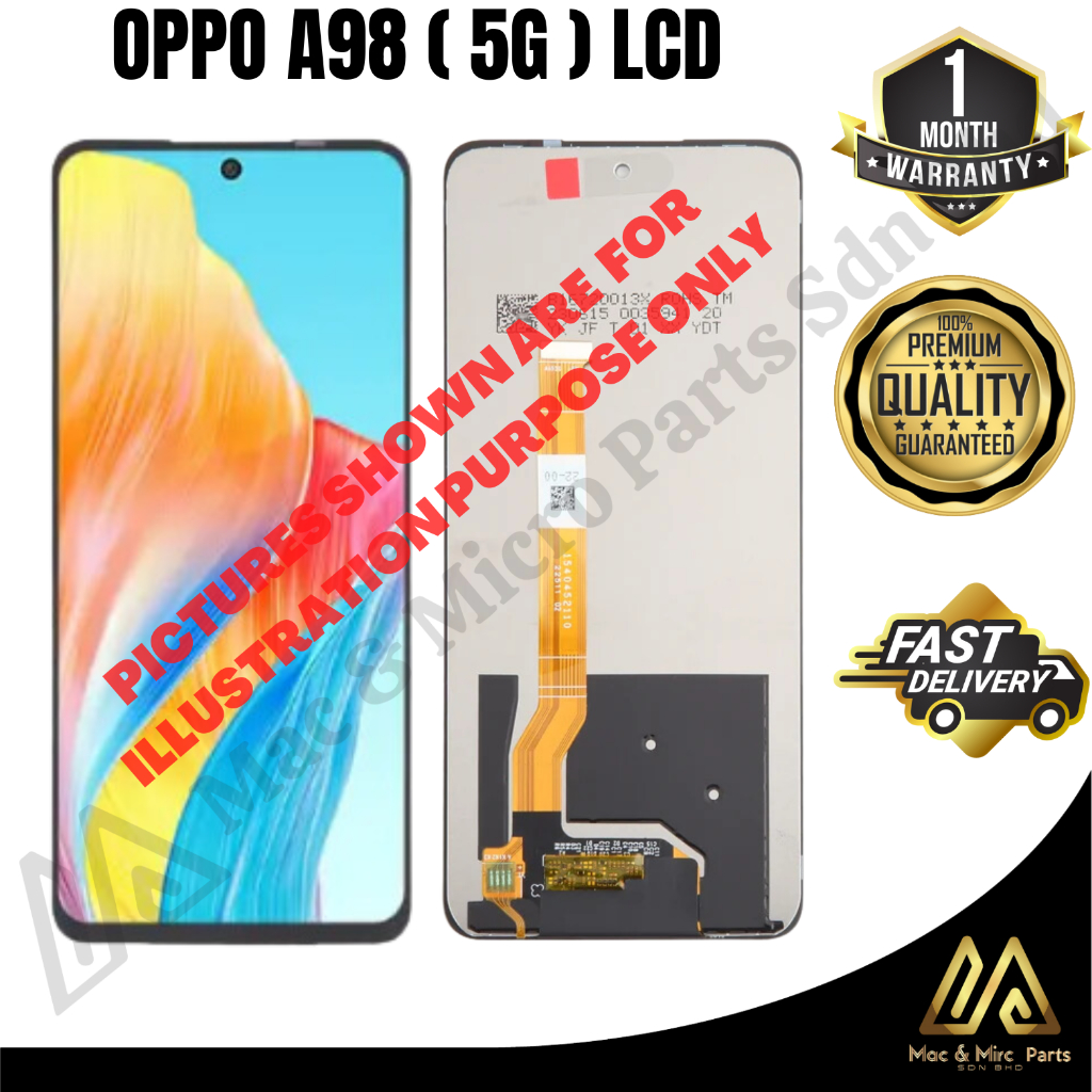 OPP A98 ( 5G ) Fullset LCD ORIGINAL Quality Touch Screen Digitizer ...