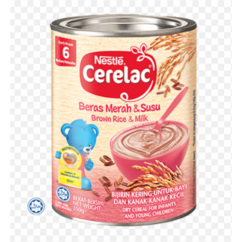 Nestle Cerelac Infant Cereals with Milk - Brown Rice & Milk (350g ...