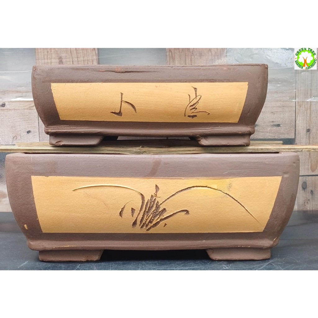 Manger Purple Clay Bonsai Pot ZIsha 马槽紫砂花盆 | Shopee Malaysia