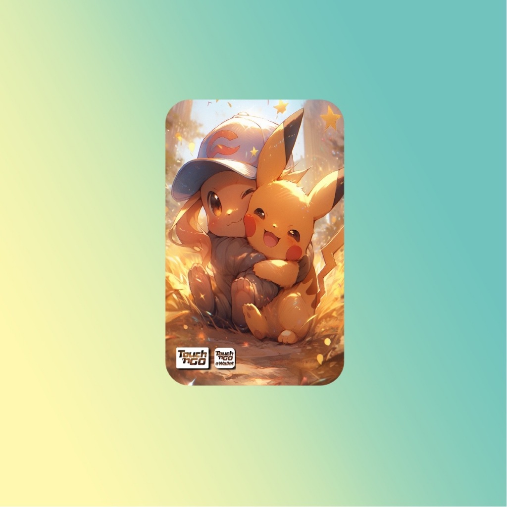( PIKACHU Series ) Touch n Go Card Sticker Cover TNG / MASTER / VISA ...