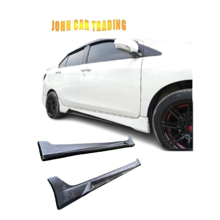 Ready Stock Perodua Bezza 2016 PU Drive 68 Side Skirt BodyKit Bezza ...