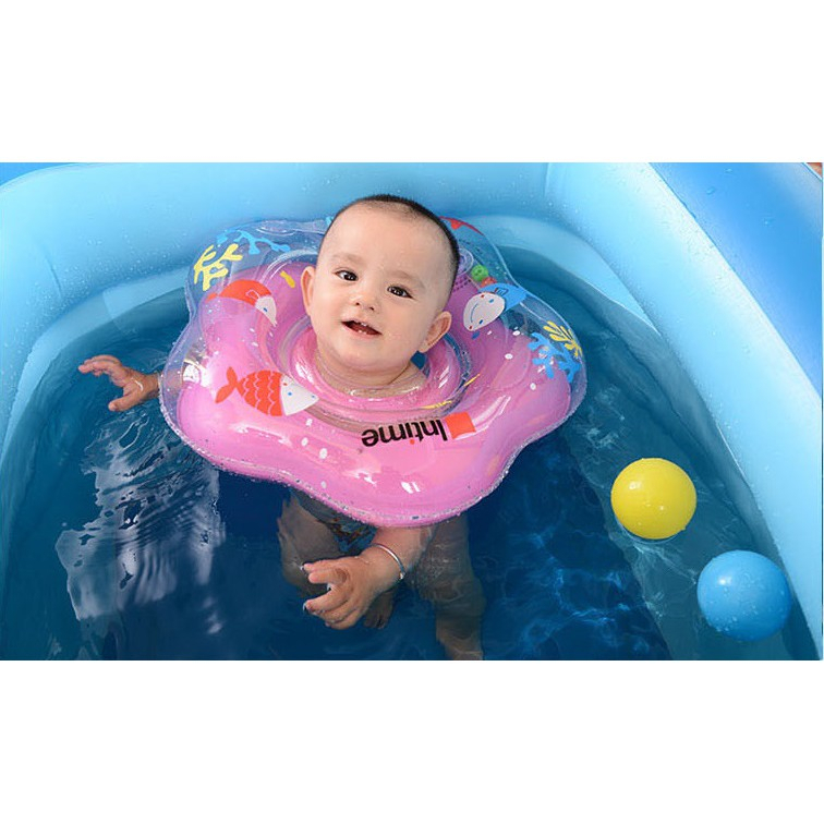 Intime Swimming Neck Float Ring Baby Baby Swim Ring Summer Kids Durable ...