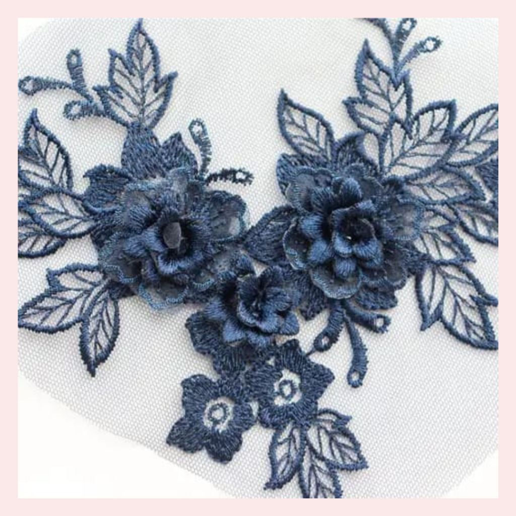 1 Pcs Flower Lace 3D/Lace Tampal 3D/Bunga Tampal Patch | Shopee Malaysia