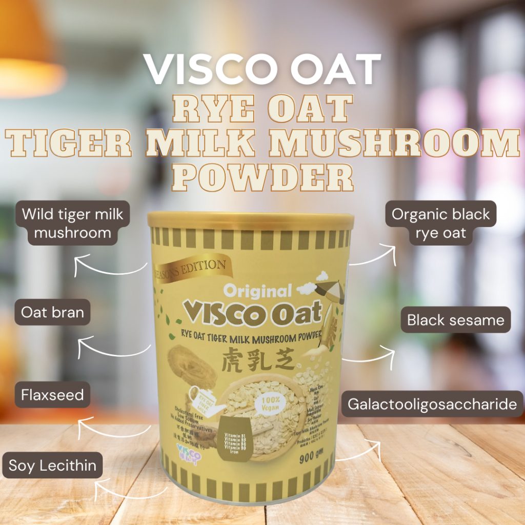 Visco Oat rye oat tiger milk mushroom powder | Shopee Malaysia