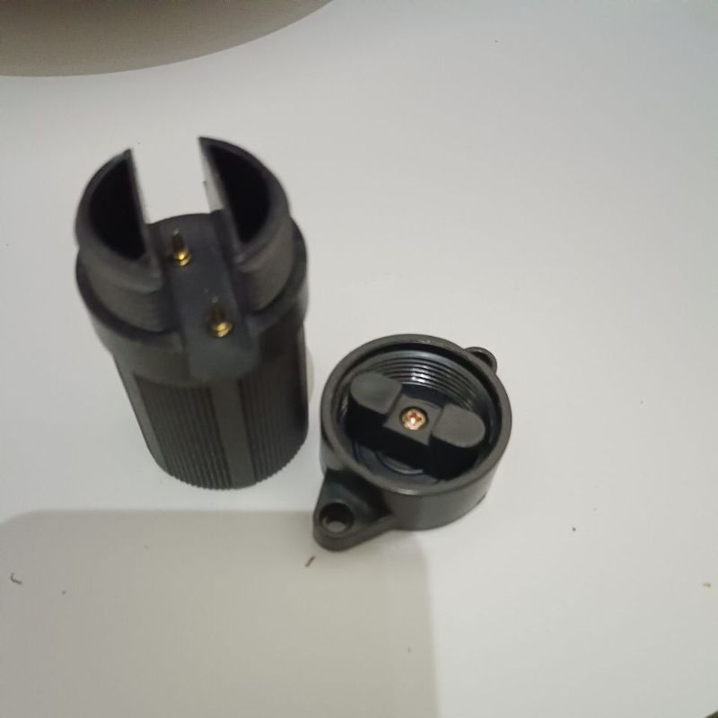 Good Quality E27 full copper outdoor Wedge holder(for 2.50×2 core cable ...