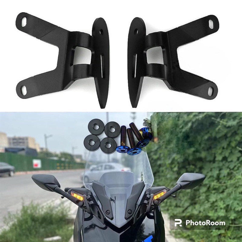 Yamaha XMAX V2 Side Mirror Bracket Winglet Rear Mirror Forward Stand ...