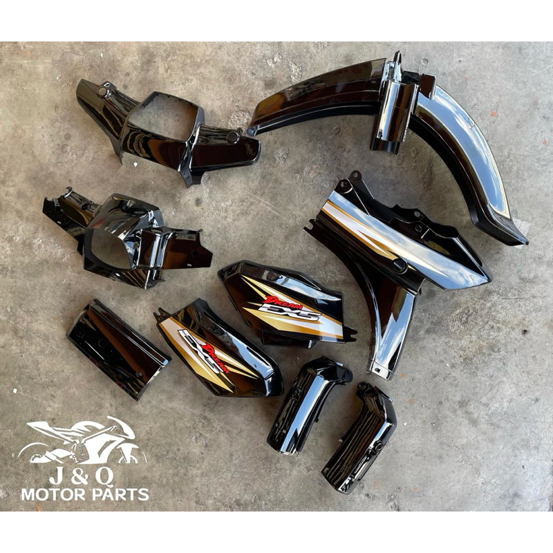 EX5 HIGH POWER EX5 DREAM COVERSET COVER SET BODY COVER SET BODY SET BLACK SIAP TAMPAL PASANG ...