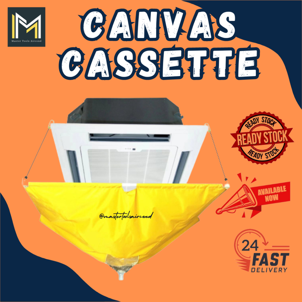 Aircond Cleaning Canvas Cassette/ Expose / Outdoor Unit Cleaning Cover ...