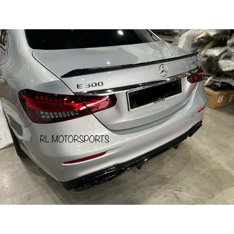 Mercedes Benz W213 Facelift 2021 2022 2023 E63 AMG Rear trunk spoiler ...