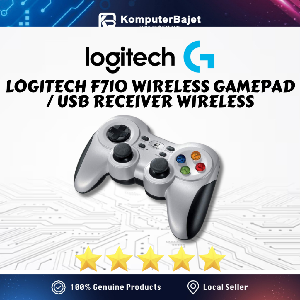 LOGITECH G F710 Wireless Gamepad with 2.4GHz Wireless, 4-switch D-Pad ...