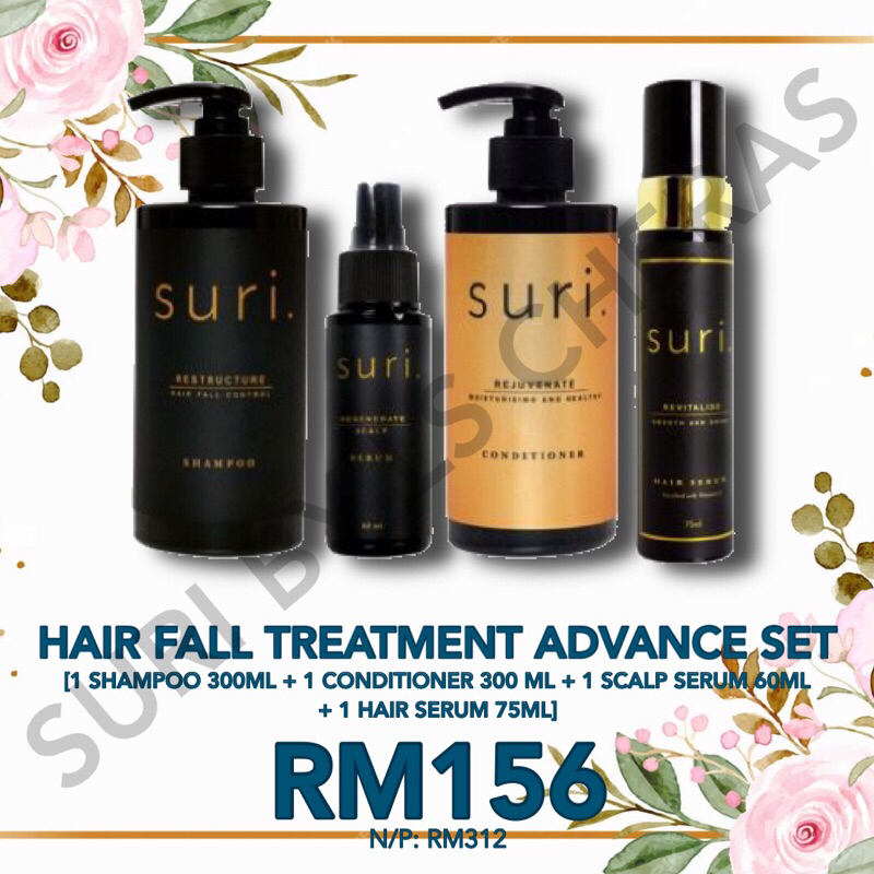 🌹 ‼️PROMO‼️4 in 1 Suri by Lisa Surihani Hair Fall Treatment[1 SHAMPOO ...