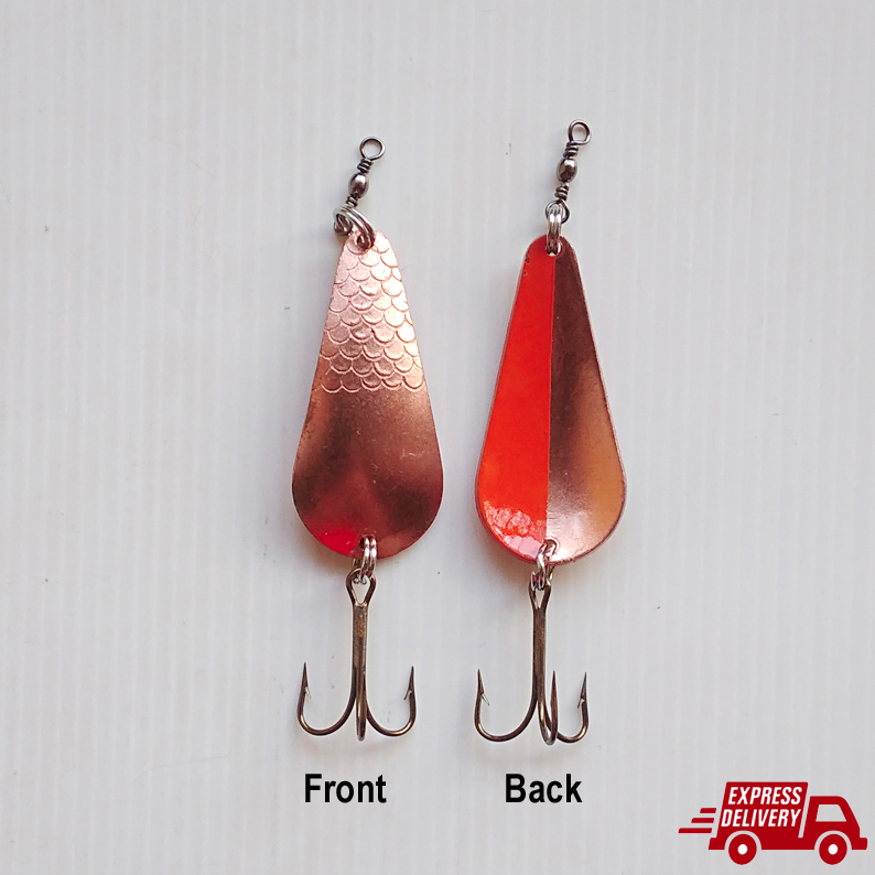 Sebarau Island 12g Copper Fishing Spoon Fishing Lure | Shopee Malaysia