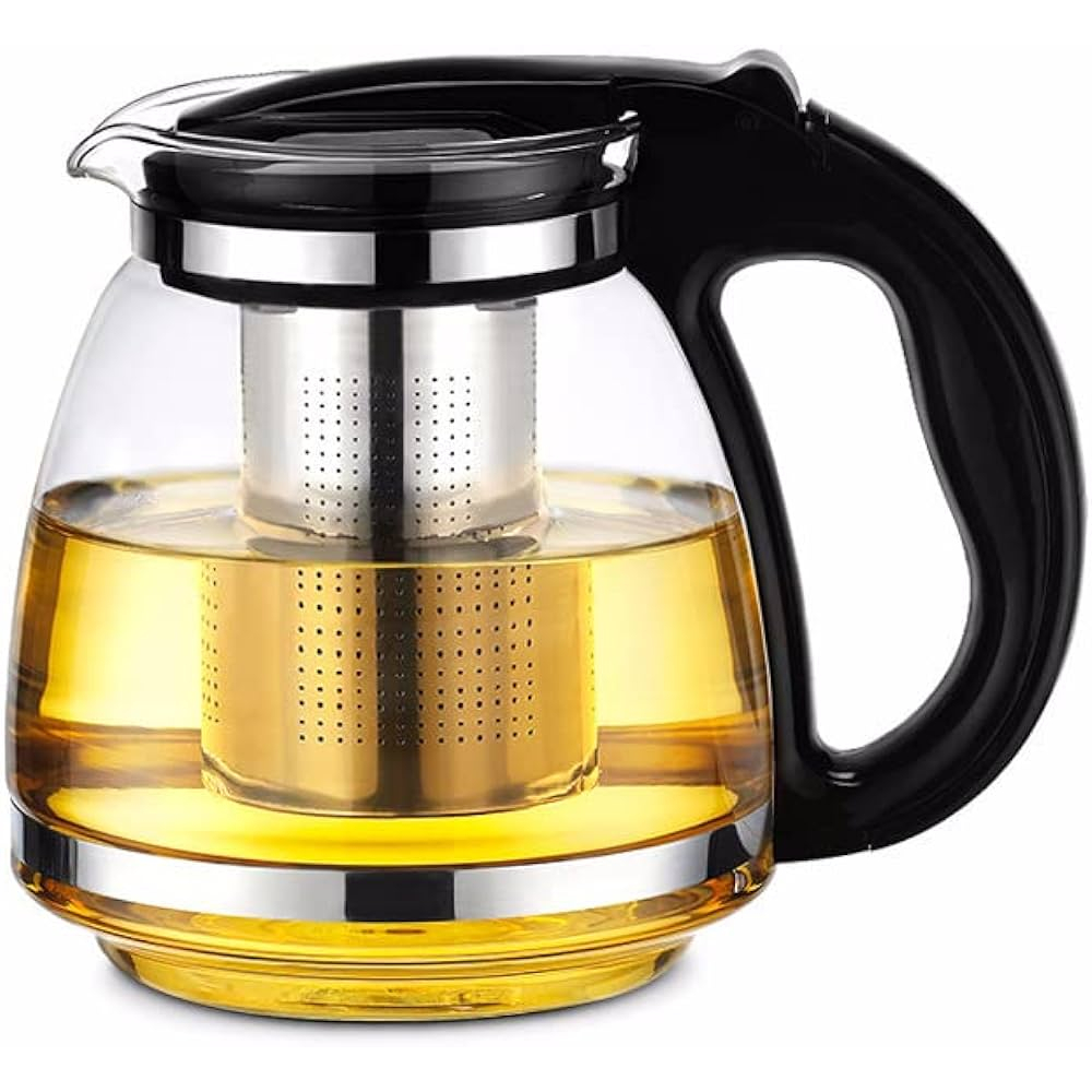1500 ML TEA POT GLASS WITH FILTER Heat Resistance Glass Teapot Chinese Tea Pot Jug Teko Kaca Air ...