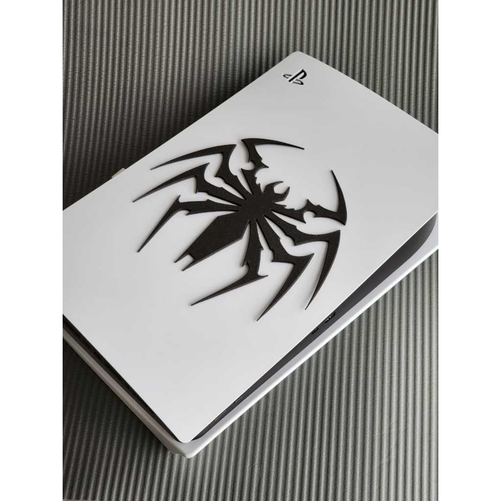 Spiderman Venom Emblem 3D printed for PS5 side plate, PC and Xbox ...