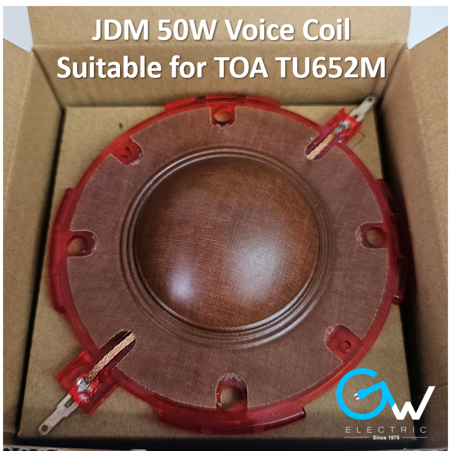 50W JDM JVC75T Voice Coil Speaker Diaphragm For JDM DRIVER Or TOA ...