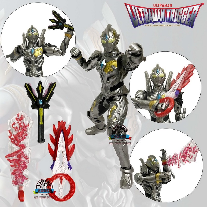 SHF Ultra Act Action Figure Ultraman Alpha Ultraman Trigger Dark Multi ...