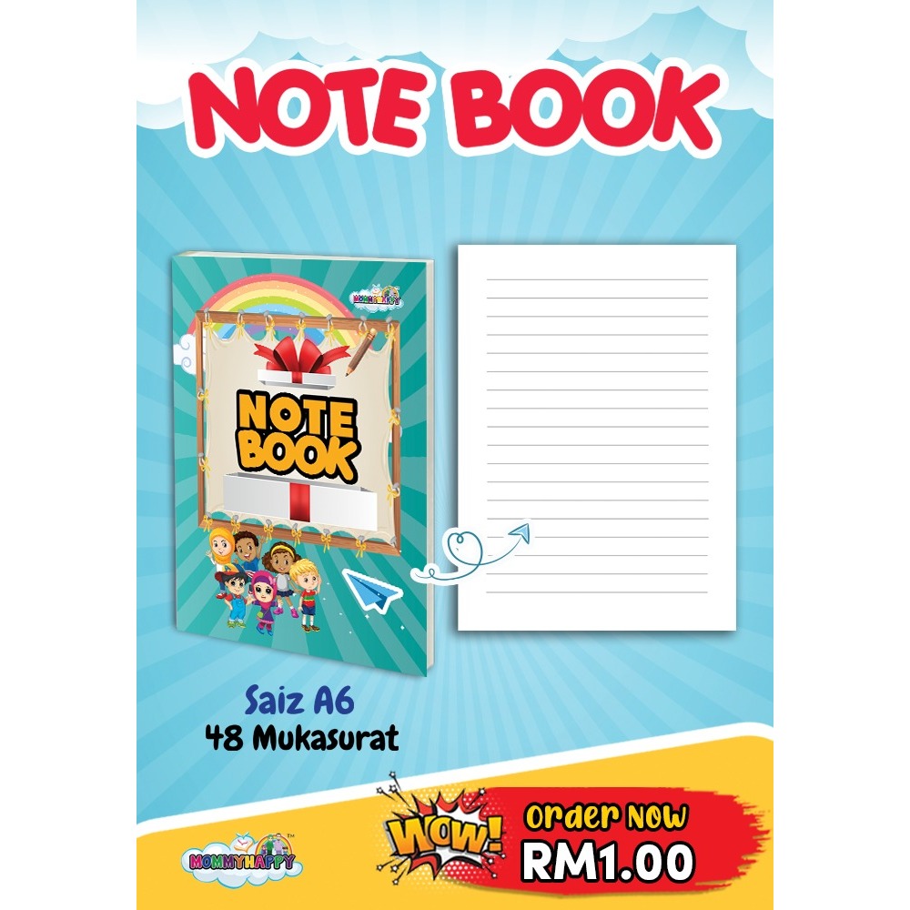 BUKU NOTA COMEL | PLAIN NOTE BOOK | Shopee Malaysia