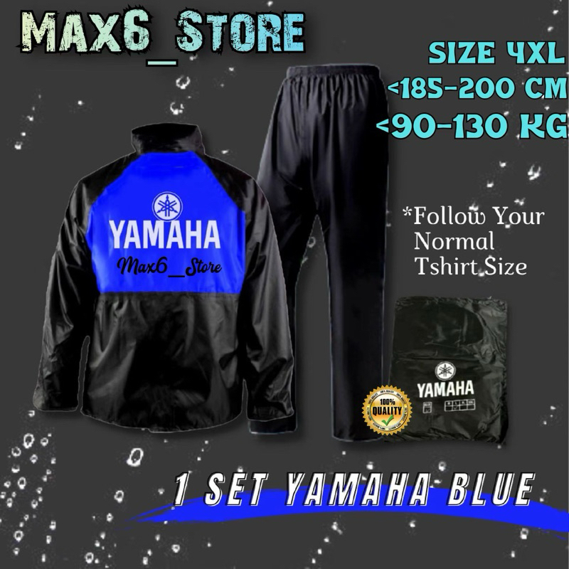 Yamaha Honda Rainsuit Baju Hujan Seluar Raincoat Pants High Quality ...
