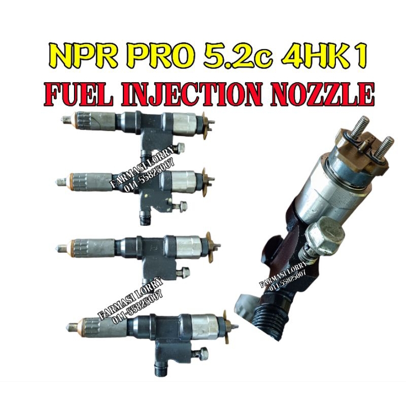 ISUZU NPR PRO 5.2c 4HK1 FUEL INJECTION NOZZLE UNTUK LORRY MIXER KARGO ...