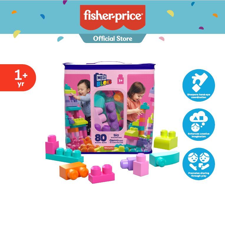 MEGA Bloks Big Building Bag DCH62 (80 Pcs) | Shopee Malaysia