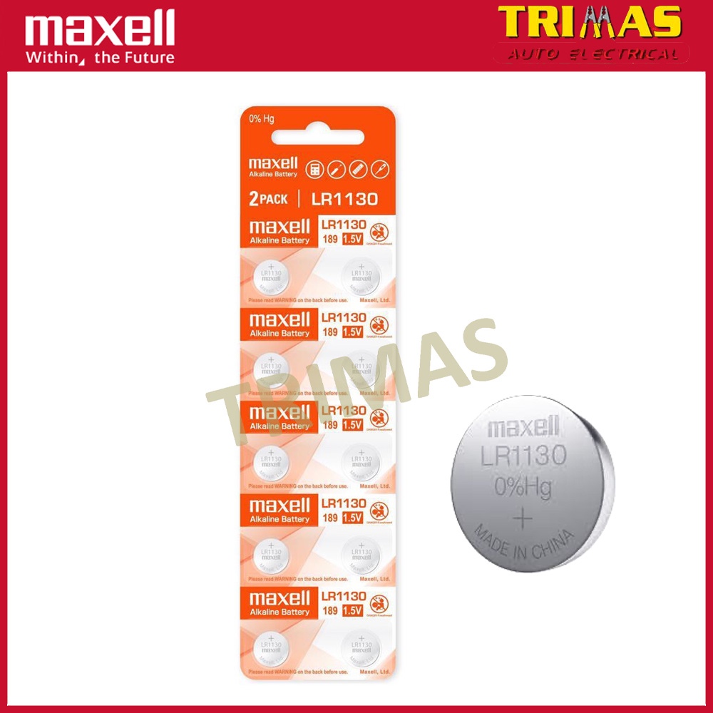 ORIGINAL Maxell LR44 LR41 LR1130 AG13 AG3 AG10 Calculator Remote ...