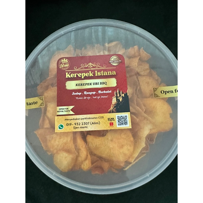 Kerepek Istana. Kerepek Ubi BBQ. RASA DIRAJA, HARGA BIASA | Shopee Malaysia