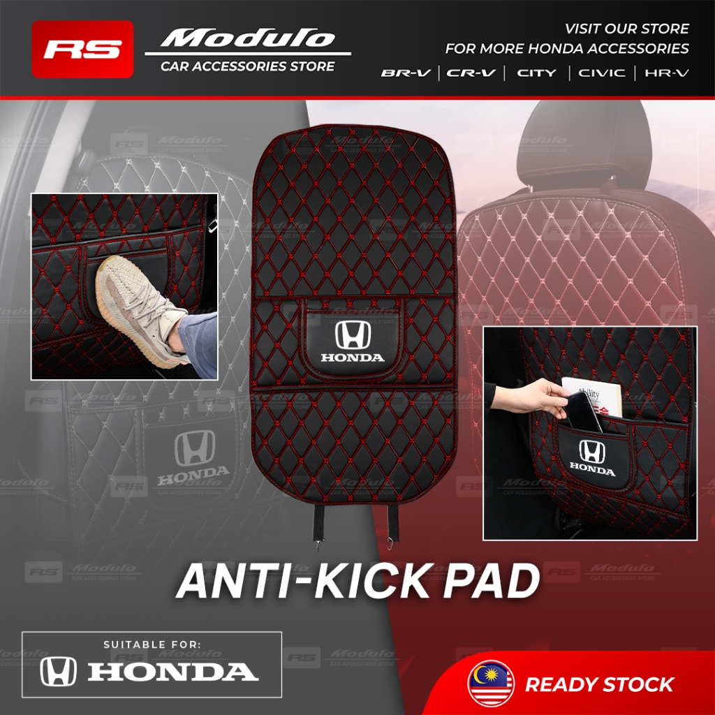 [𝐀𝐍𝐓𝐈 𝐊𝐈𝐂𝐊 𝐏𝐀𝐃] Honda WRV HRV CITY CIVIC CRV BRV Hatchback Leather Back ...