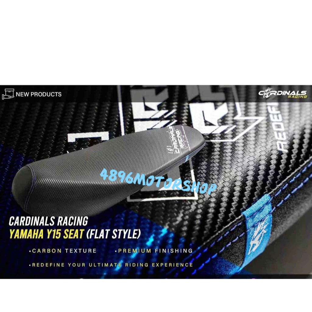 100% ORIGINAL CARDINALS RACING SEAT LC135 V2-V7 RS150 RSX Y15 Y15ZR Y16 ...