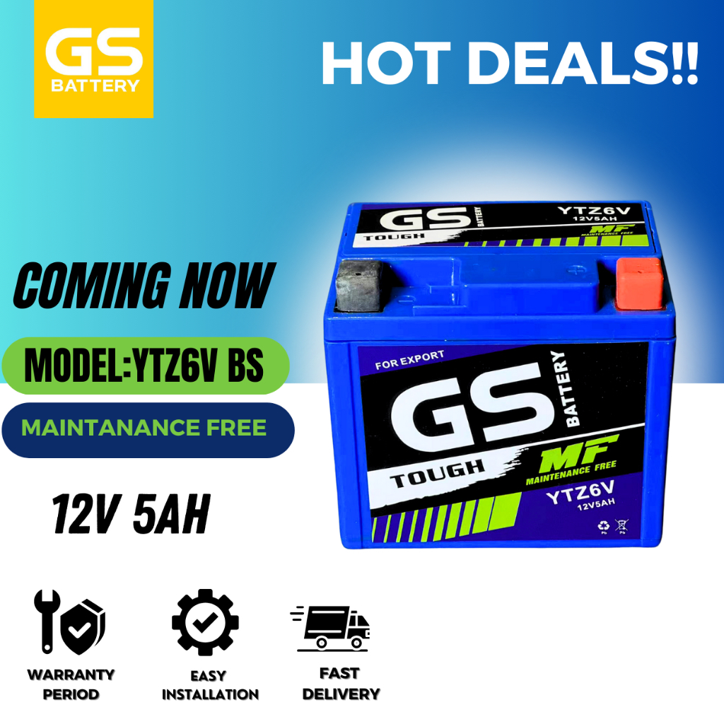 YTZ6 YTZ6V YTX5L YTZ7S GS YUASA BATTERY RS150 CBR 150 VARIO150 AIR ...