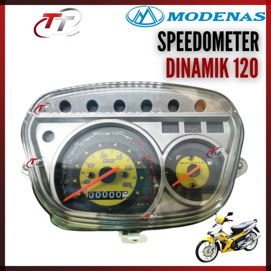 Modenas DINAMIK120 DINAMIK 120 Meter SET 100% Quality Bagus SPEEDO ...