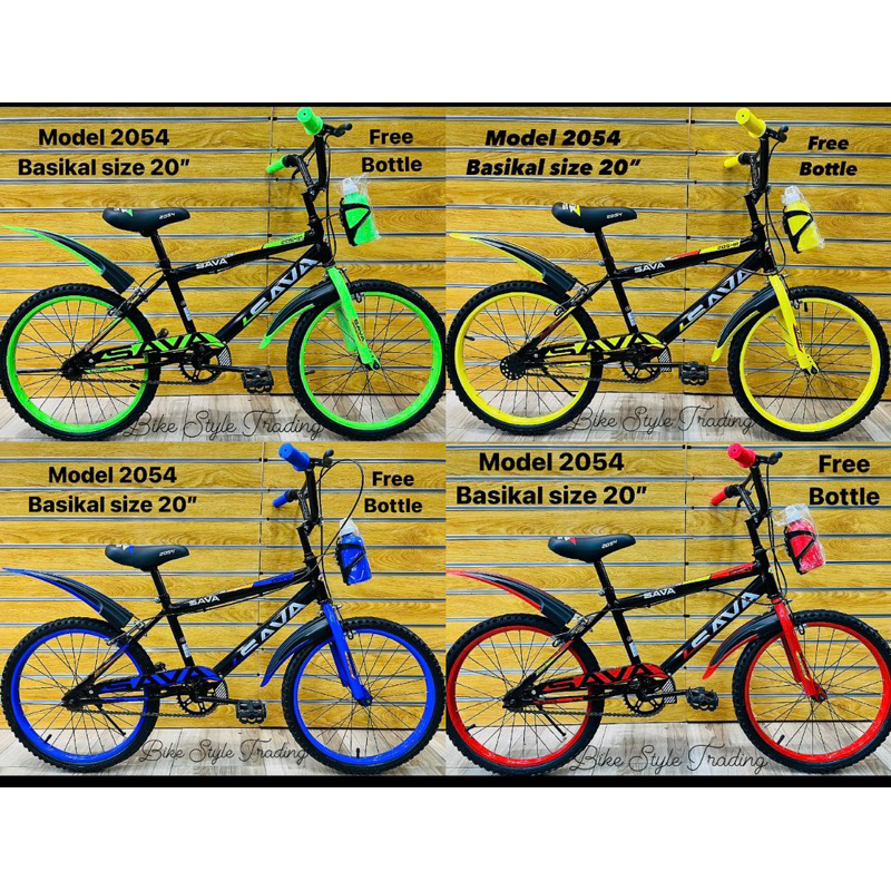 Basikal Saiz 20 Inci BMX / 20" BMX / 20" Basikal Budak / Untuk Umur 5 ...