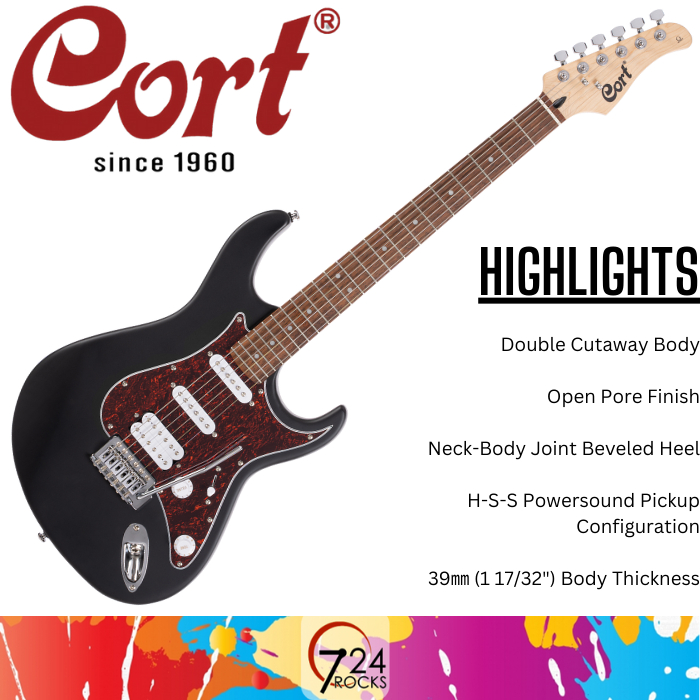 Cort electric guitar cort g110 electric guitar cort stratocaster hss ...
