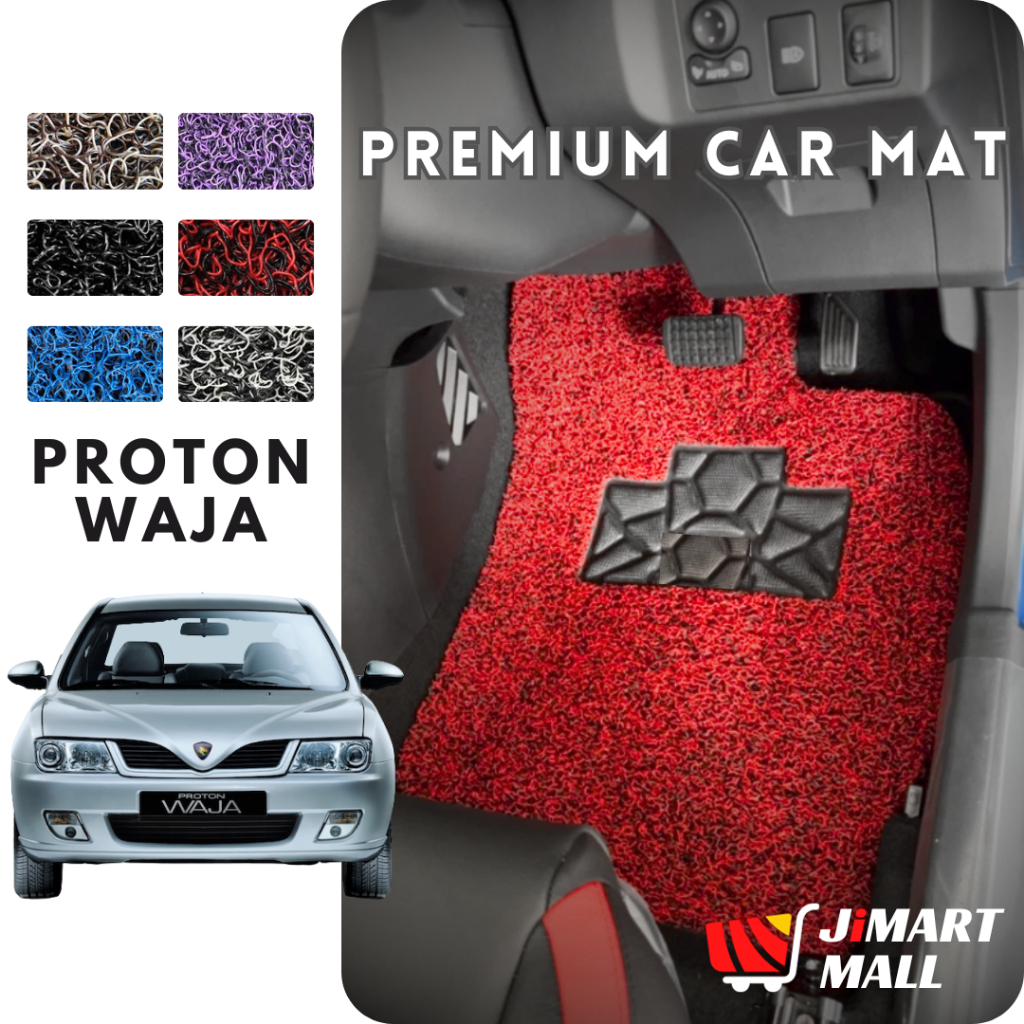 PROTON WAJA CUSTOMADE CAR MAT CAR CARPET Coilmat Anti Slip Pre Cut Mat ...
