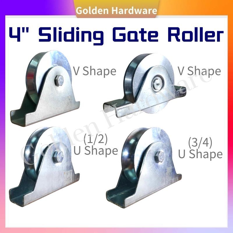 4'' Sliding Gate Roller Auto Gate Roller Gate Roller Bearing Roda Pagar ...