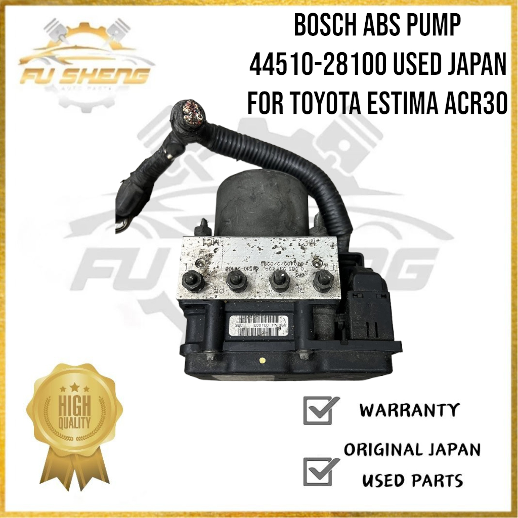 Bosch ABS Pump 44510-28100 Used Japan For Toyota Estima ACR30 | Shopee ...