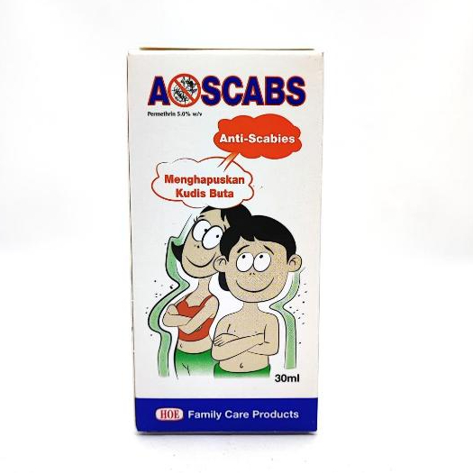 Hoe A-Scabs 30ml with Permethrin 5.0%w/v (ANTI-SCABIES/ MENGHAPUSKAN ...
