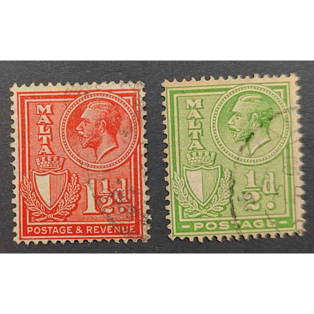 MALTA, 1930 Issues of 1926 - 1927 with Inscription "POSTAGE & REVENUE ...