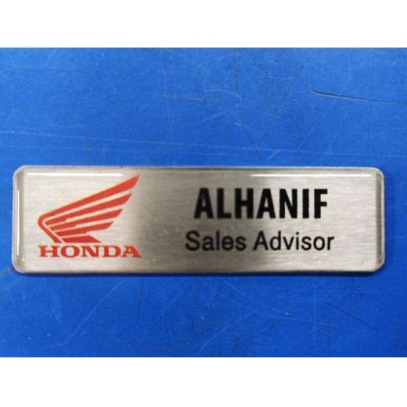 Honda Motor logo Name Tag Honda Motor with Pin / Magnet | Shopee Malaysia