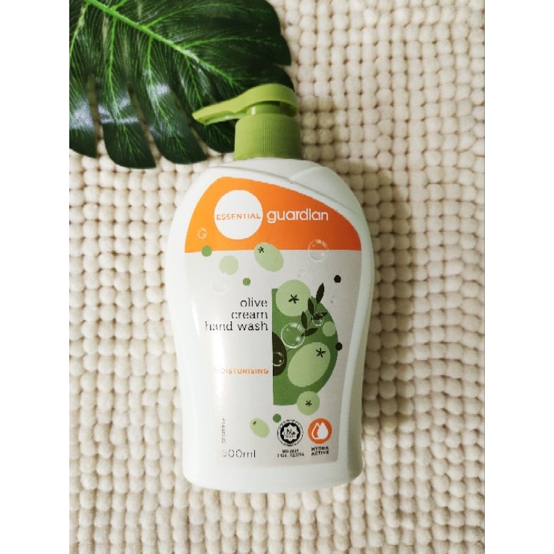 Guardian Essential Olive Moisturising Cream Hand Wash (500ml) | Shopee ...