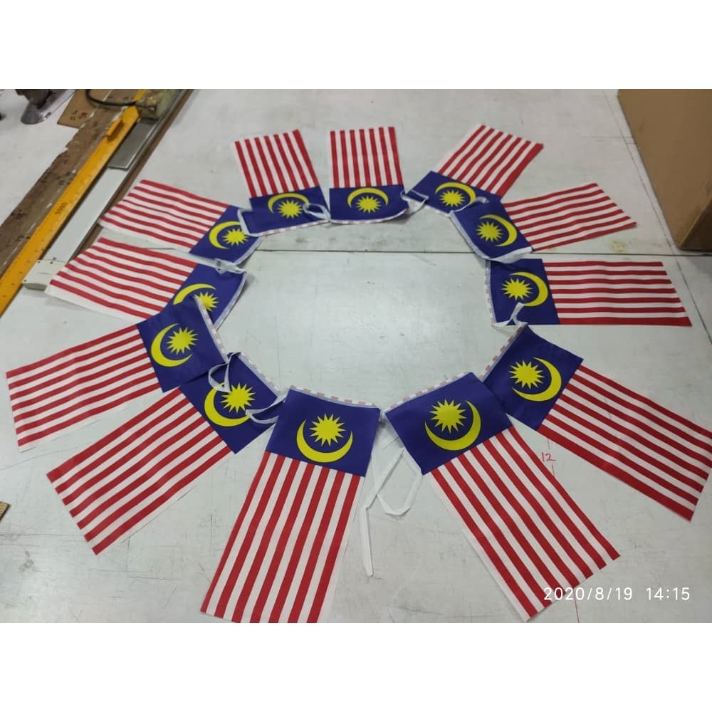 Malaysia Flagline/Bunting Malaysia Flag/Bendera Malaysia *READY STOCK ...