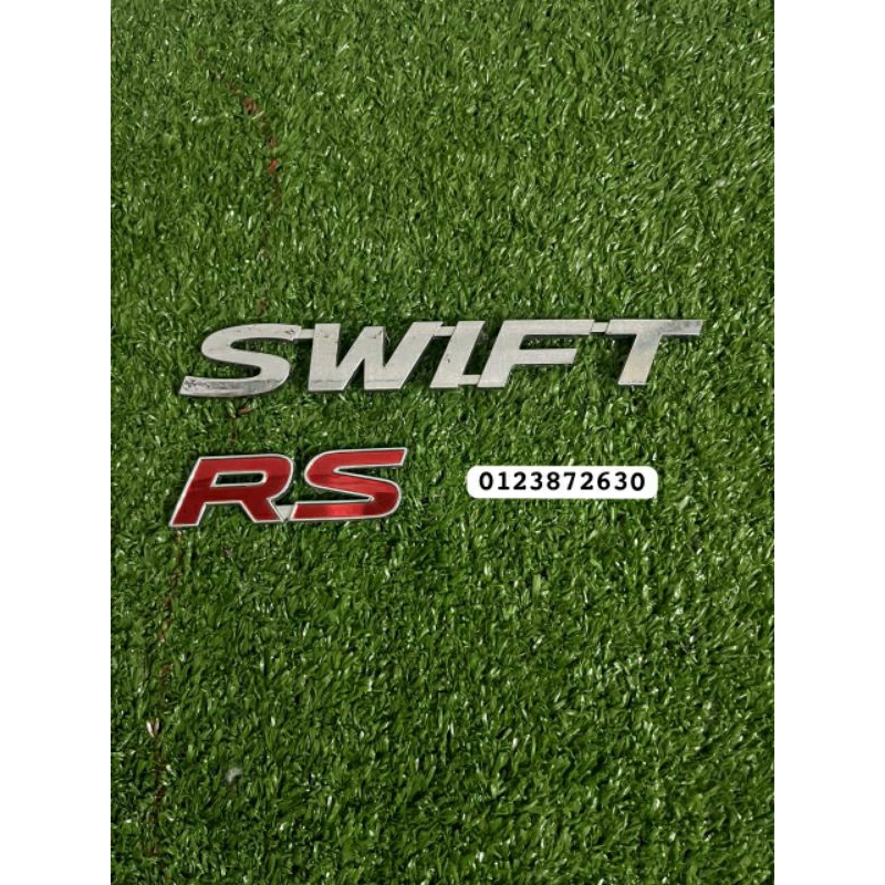 SUZUKI SWIFT ZC72 RS ZC82 RS EMBLEM BONET BELAKANG | Shopee Malaysia