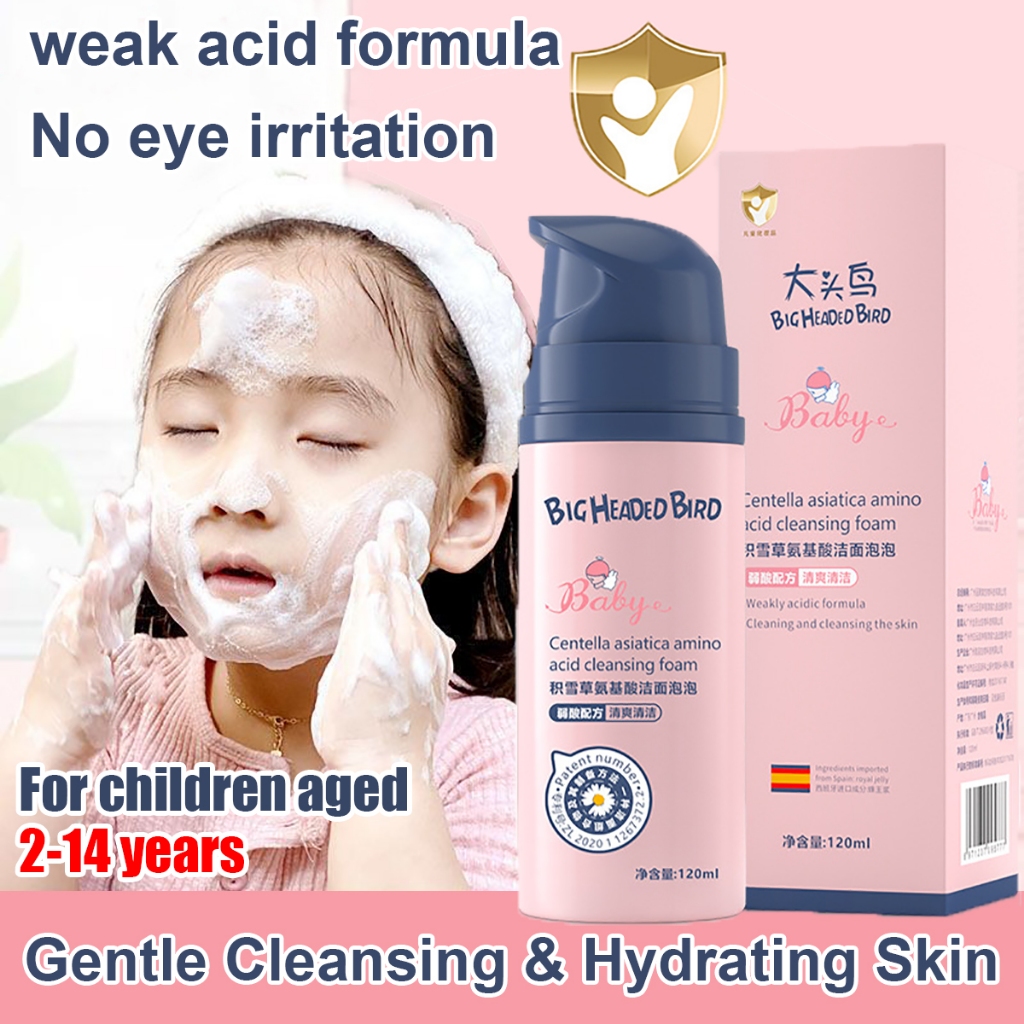 Kids face wash baby liquid cleanser 2-14 year Kids Cleansing Foam ...